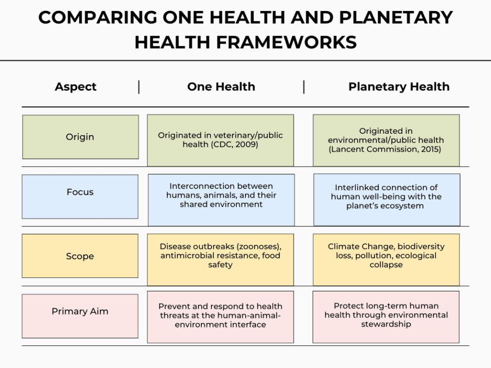 One Health and Planetary Health: Why We Need Both Frameworks in Public ...